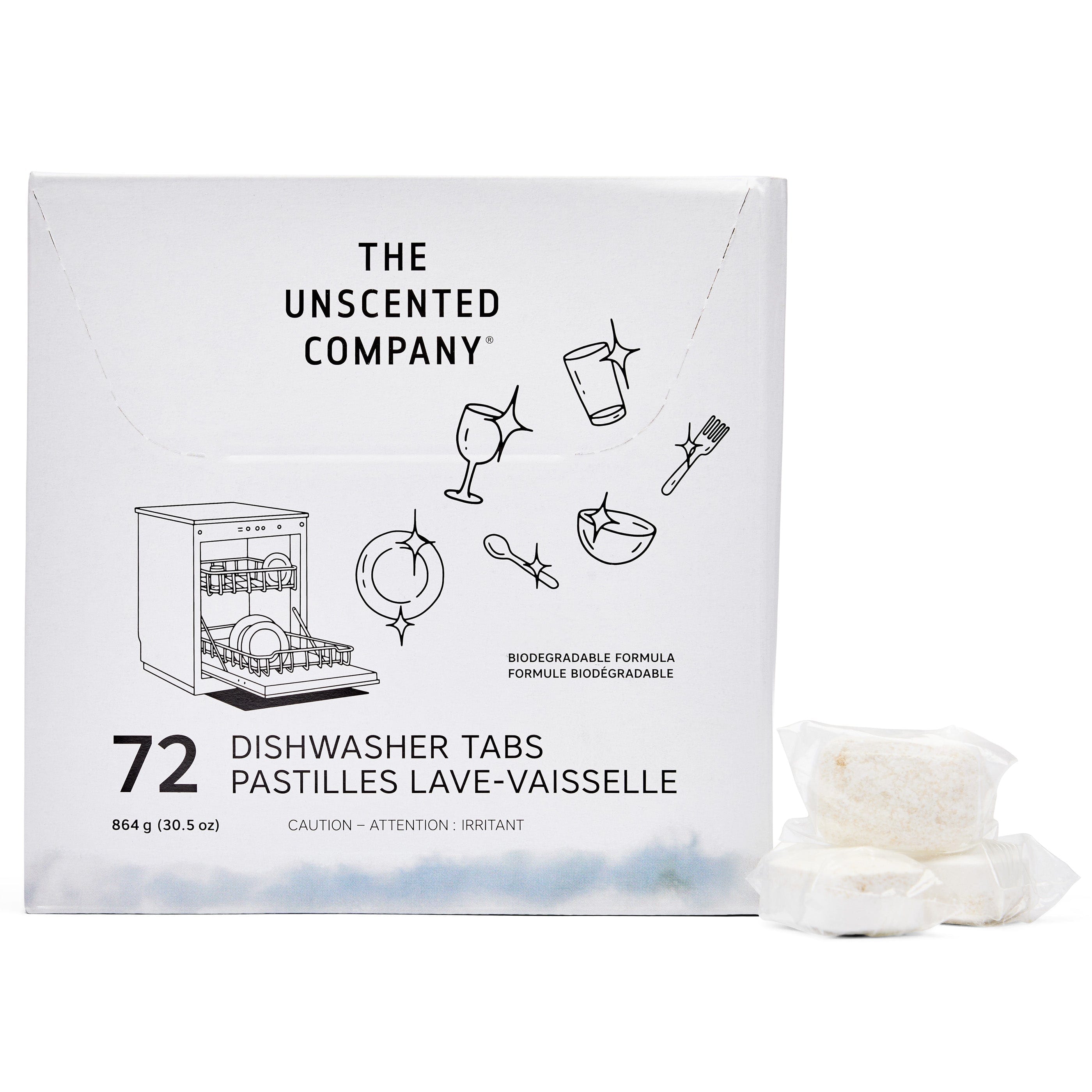 Dishwasher Tabs - 72 tabs – Unscented Co.